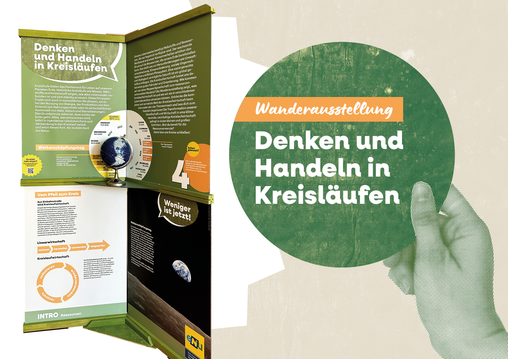 Wanderausstellung "Denken und Handeln in Kreisläufen" | eNu